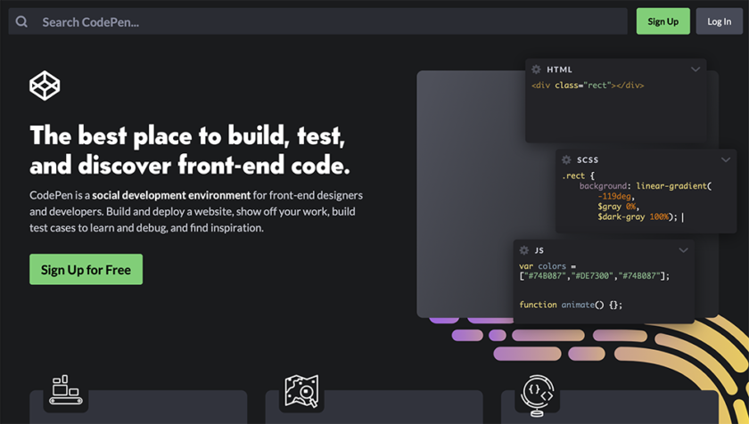 Codepen - my Creative Toolkit