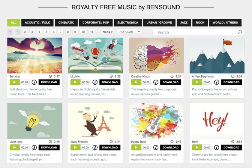 Bensound - my Creative Toolkit