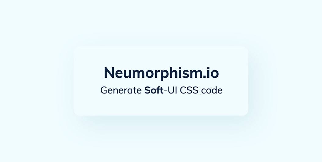 Neumorphism Css Generator My Creative Toolkit