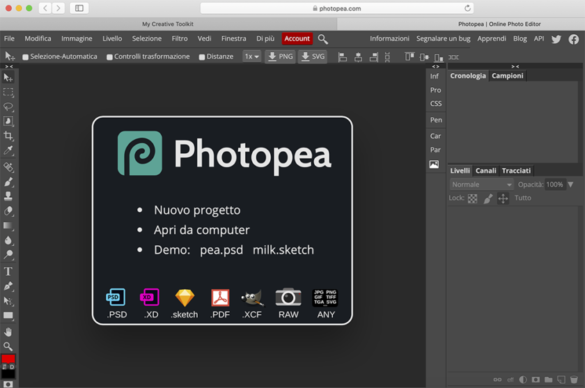 Photopea - my Creative Toolkit