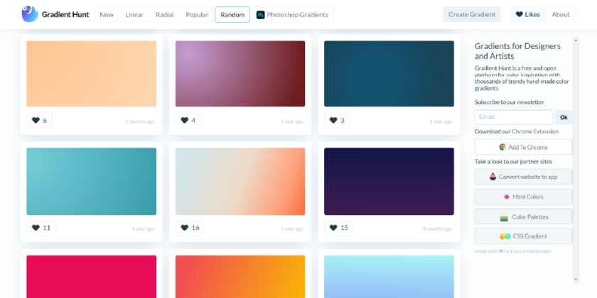 Gradient Hunt - my Creative Toolkit