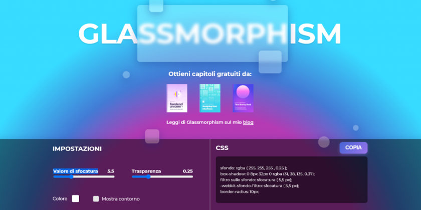 Glassmorphism - my Creative Toolkit